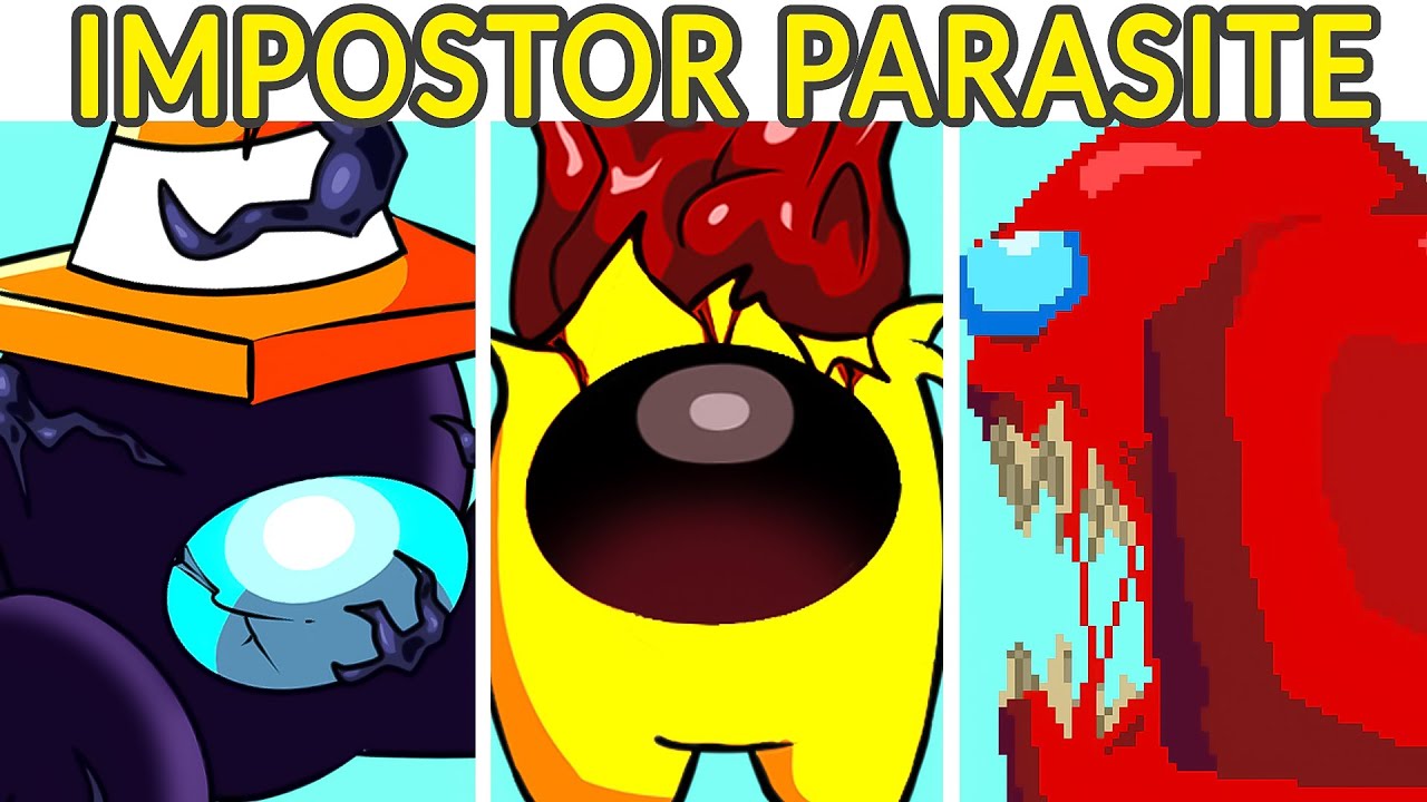 Friday Night Funkin' VS Impostor: Parasite Origins V3 FULL WEEK (FNF ...