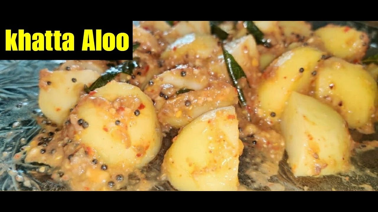 Khatta Aloo (Sour Potato) | खट्टा आलू | Instant Nashta - YouTube