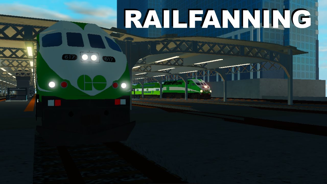 ROBLOX RAILFANNING VIA RAIL AND GO TRAIN EPISODE 3!!! - YouTube