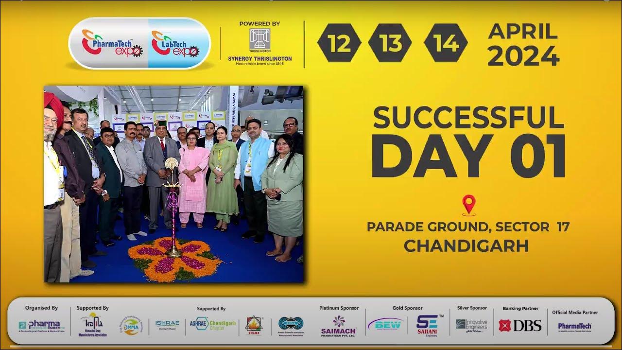 Day 01 - PharmaTech and LabTech Expo Event Chandigarh 2024 (16th Edition) - YouTube