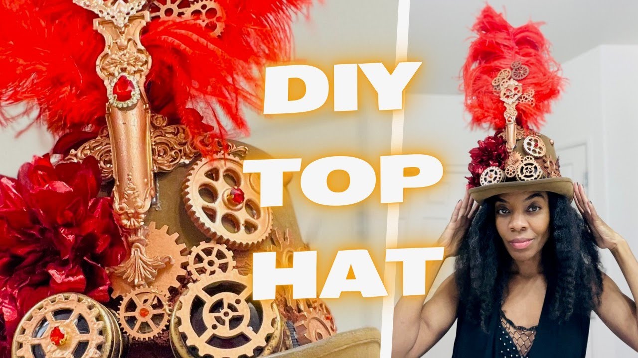 How to make a top hat - DIY STEAMPUNK FASHION - TOP HAT - YouTube