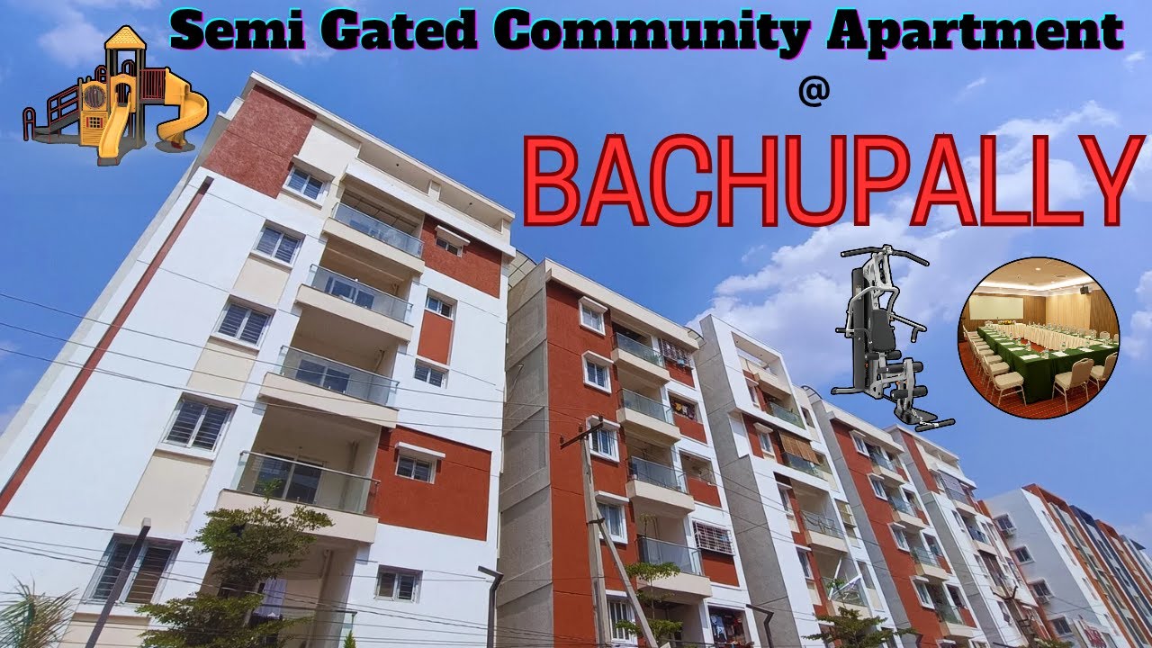 Semi Gated community Flats @ BACHUPALLY| Flat for sale at Bachupally# ...
