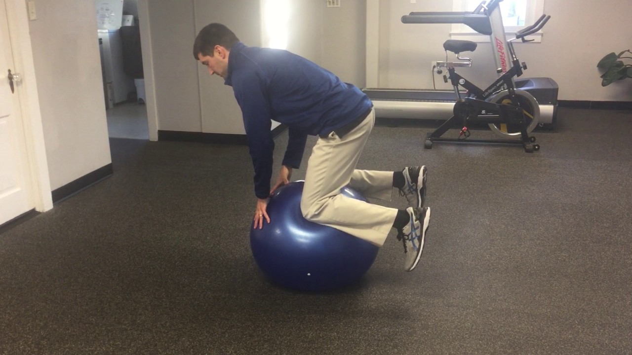 Core Stab on Swiss Ball - YouTube
