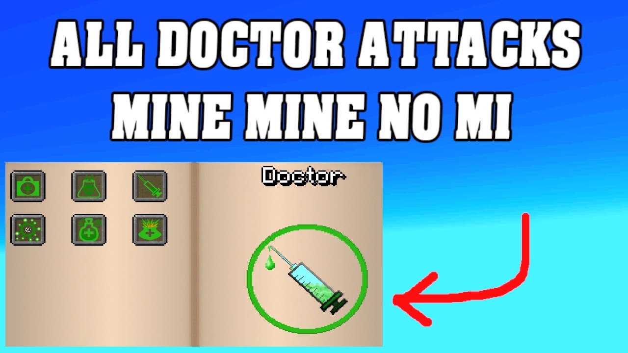 ALL DOCTOR ATTACKS in Minecraft Mine Mine No Mi - YouTube