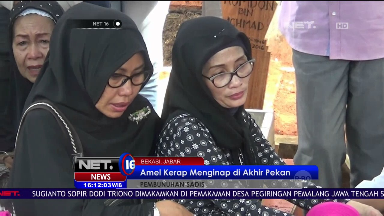Suasana Duka Selimuti Pemakaman Amel dan Supir yang Tewas dalam ...