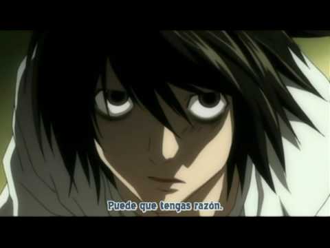 Death Note - L vs Light (Raito) - Fight scene - YouTube