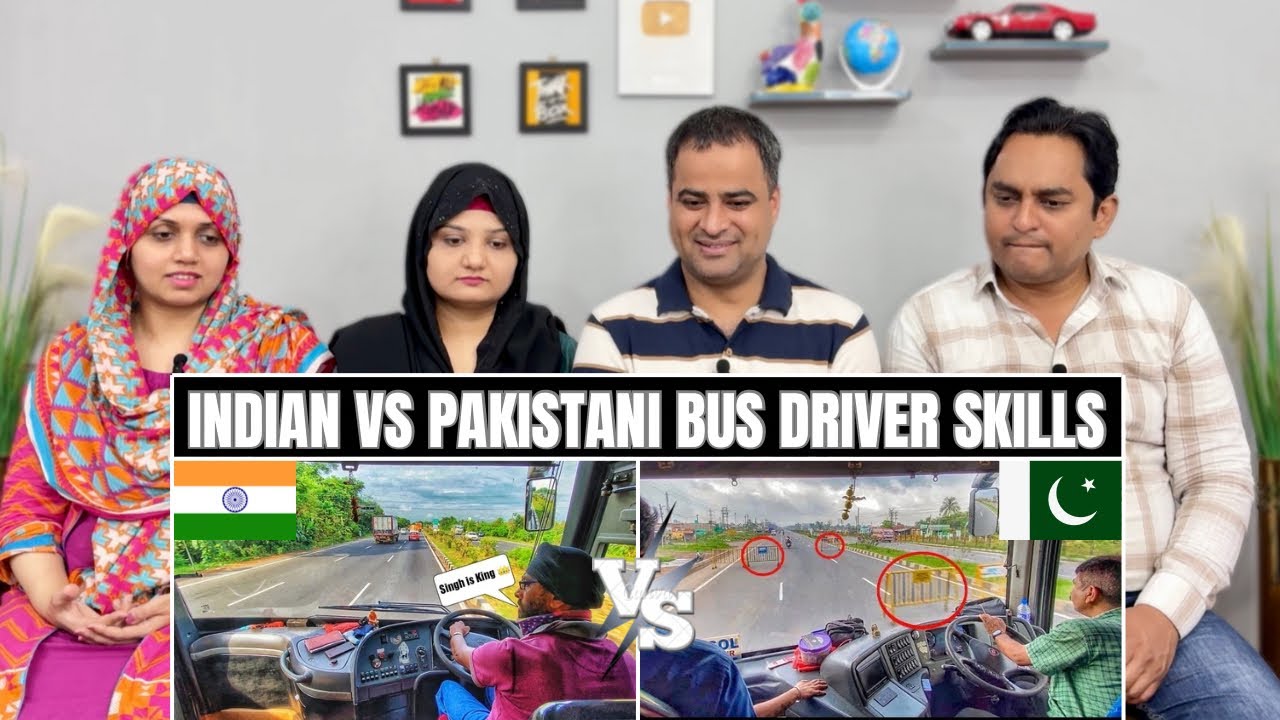Indian Bus Driver Skills Vs Pakistani Bus Driver Skills | Indian Vs ...