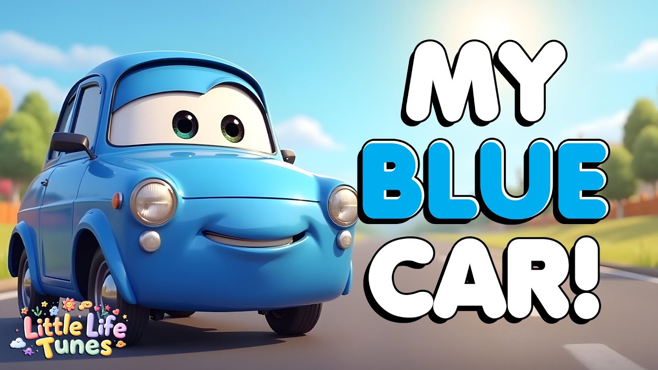 My Blue Car 🚙💙 | Fun Kids Song | Toddler Song About Colors & Cars - YouTube