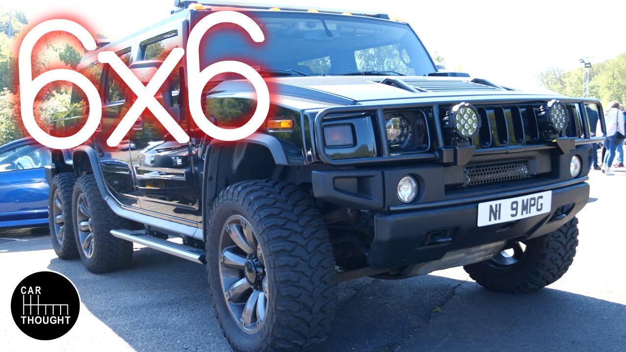6 Wheeled Hummer! - Surrey Car Meet - Buckmore Park - May - YouTube