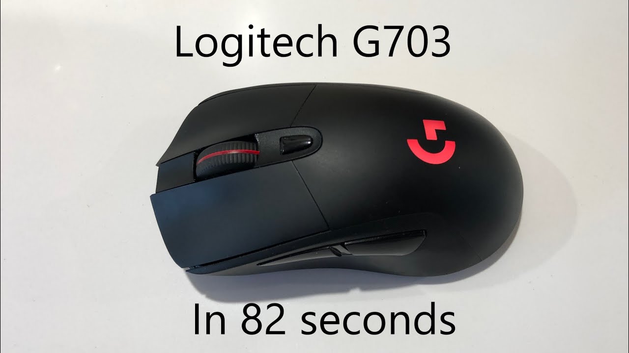 Logitech G703 review in 82 seconds - YouTube