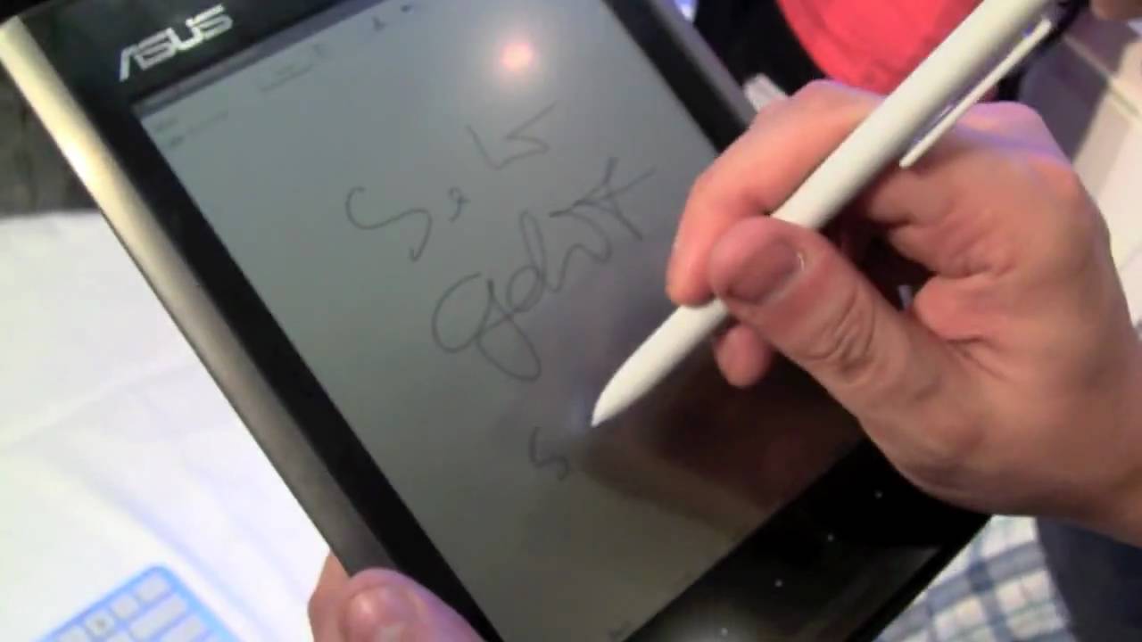 ASUS Eee Note EA800 Reader & Notepad Hands On at Computex 2010 - YouTube