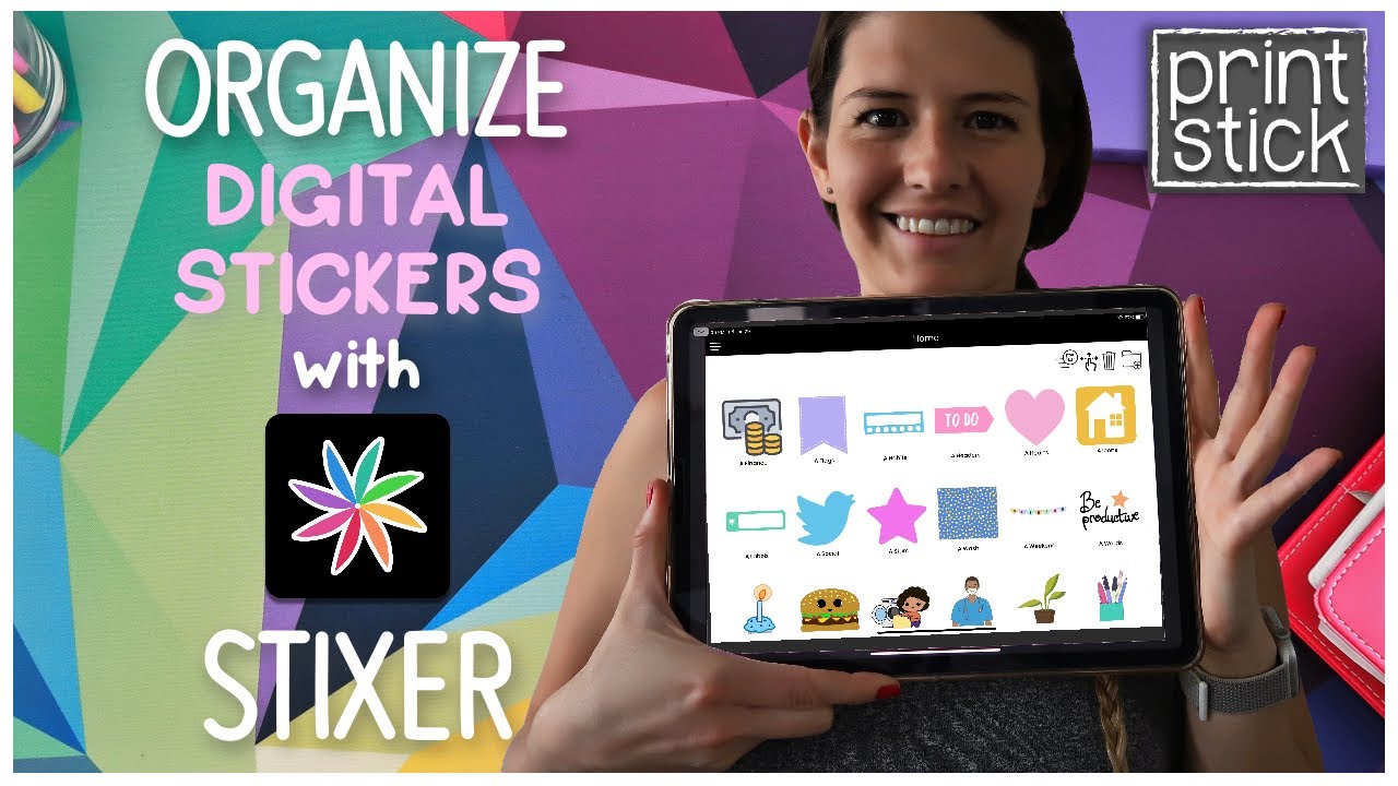 BEST Sticker Organization app - How to use Stixer | Digital Planning ...