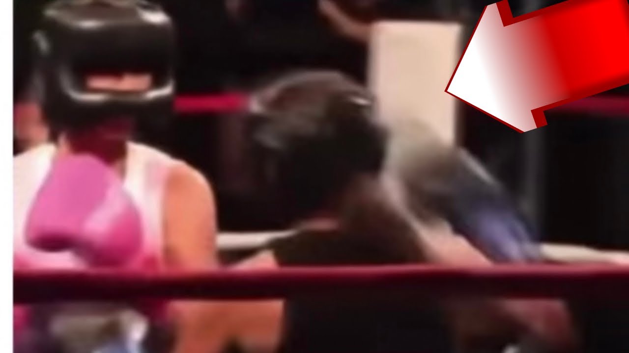 Kim Kardashian in a Boxing match. She got beat up 😱 - YouTube
