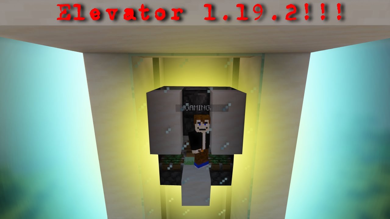 How to make an elevator in Minecraft: Java Edition 1.19.2!!! - YouTube