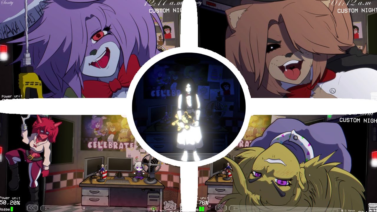 Five Nights In Anime: Reborn - All Jumpscares & All scenes - YouTube