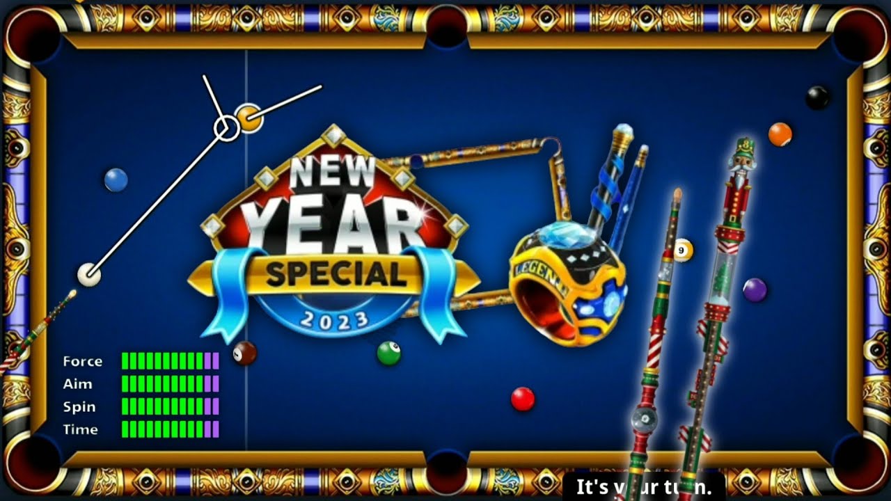 8 Ball Pool New Year Special Event with Pool Workshop Cue LEVEL MAX CUE ...