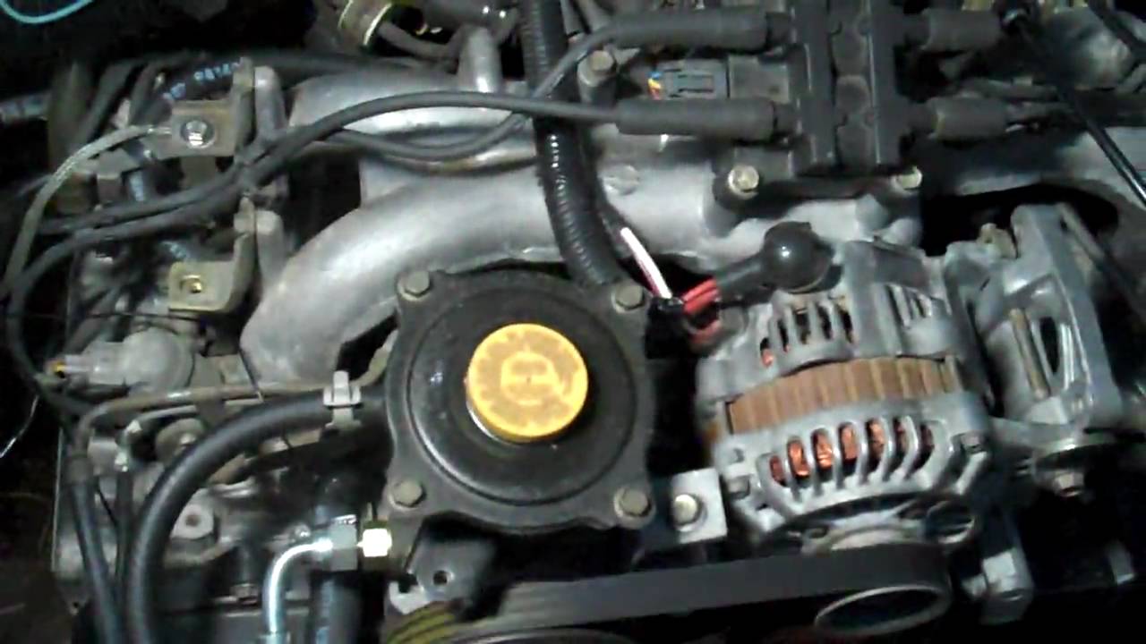 Subaru EJ22 startup in a VW vanagon syncro - YouTube