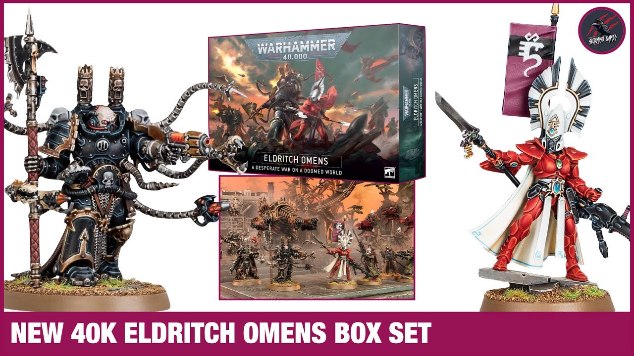NEW WARHAMMER 40,000 BATTLE BOX ELDRITCH OMENS! Aeldari Asuryani Go Against Chaos Space Marines ...