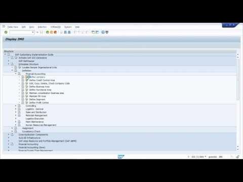 How to create company code in SAP MM - YouTube