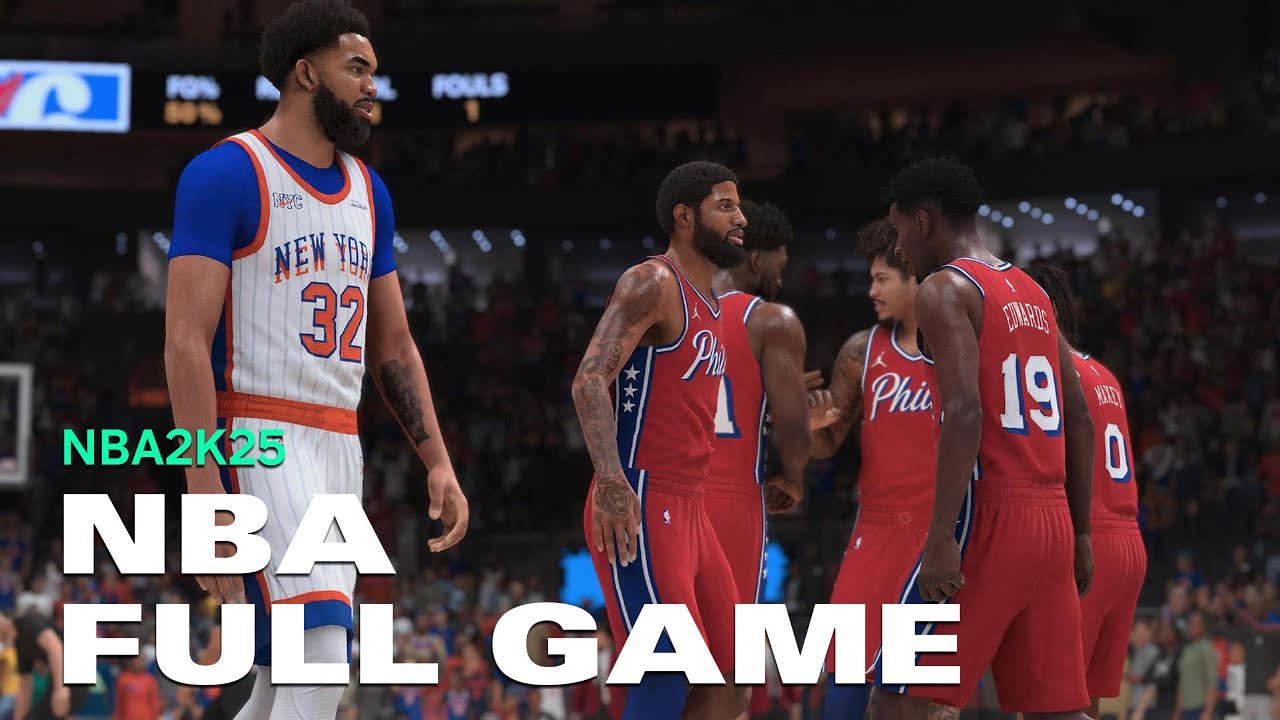 NEW YORK KNICKS vs PHILADELPHIA 76ERS GAMEPLAY PS5 { 4K ULTRA HD ...