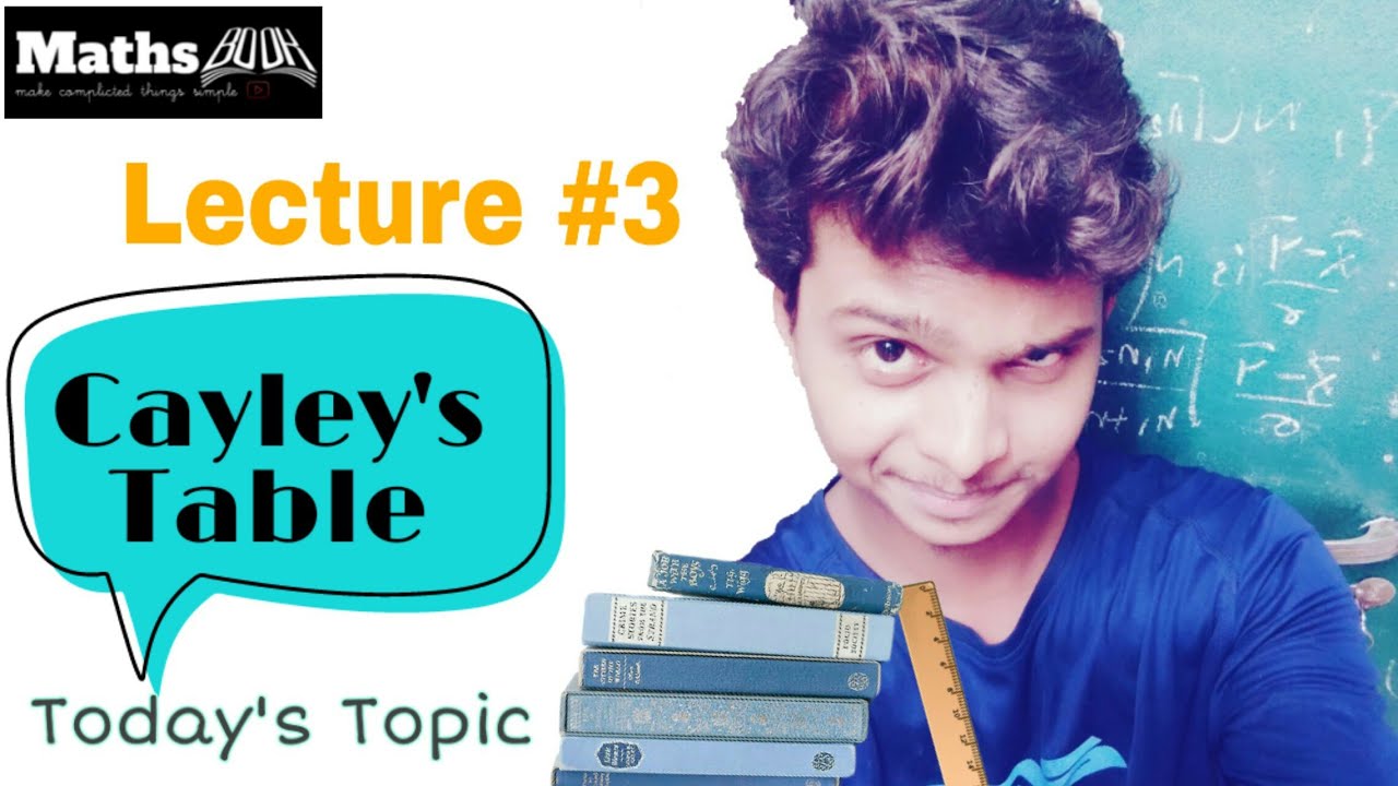 Lecture-3 | Cayley's table | Tamil | Maths Book. - YouTube