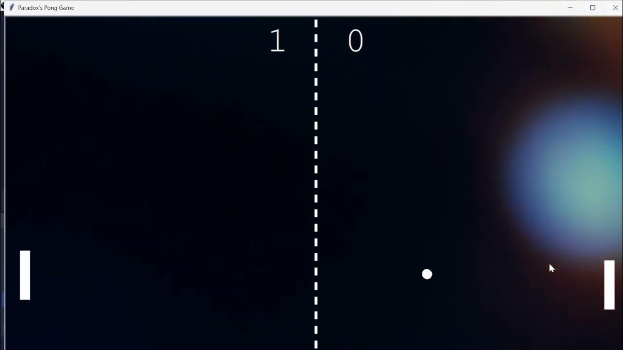 Pong Game using Python Turtle - YouTube