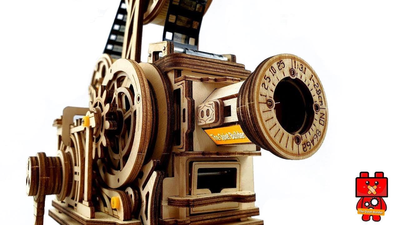 Film Projector - Vintage Style 3D Puzzle - YouTube