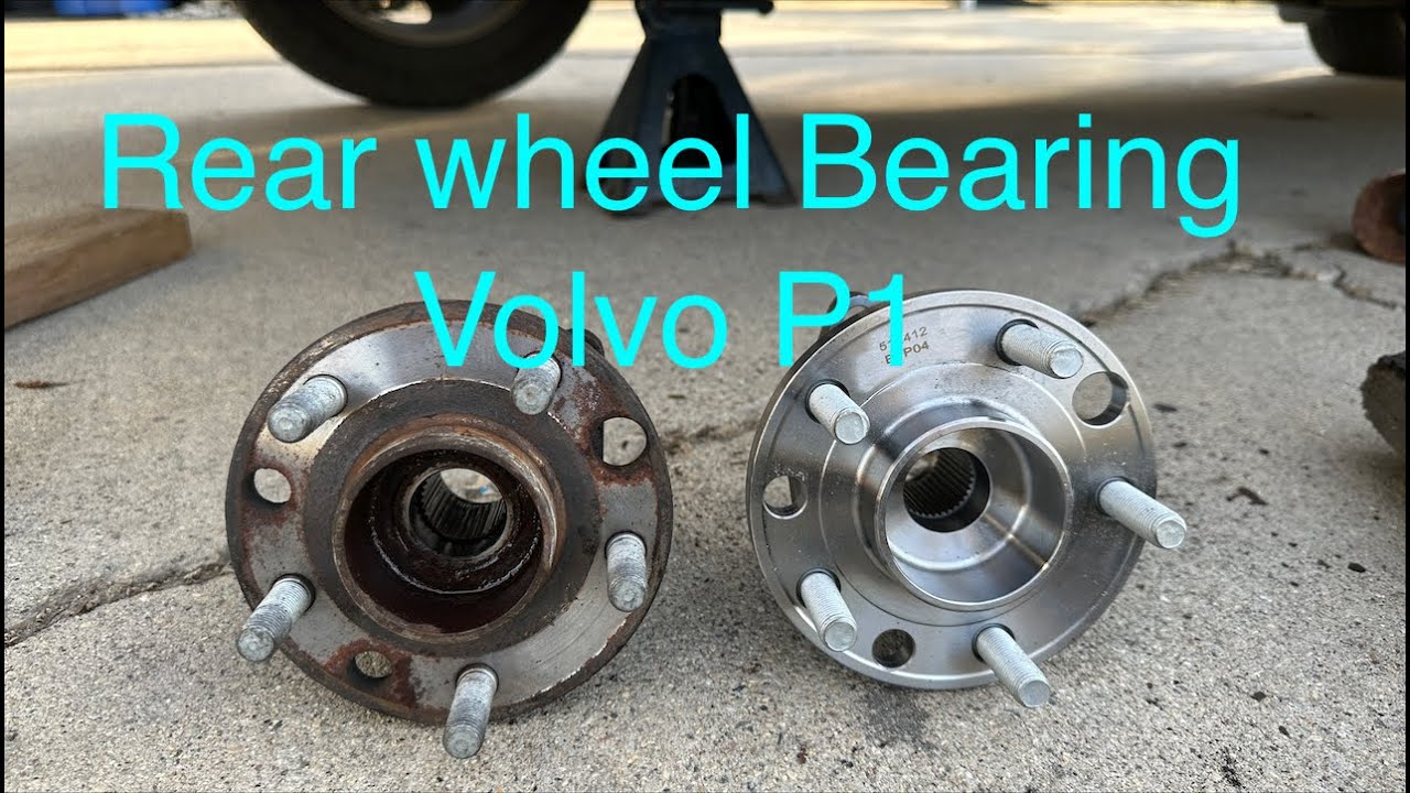 Volvo V50 Rear wheel bearing and brake pads replacement. Volvo S40 V50 ...