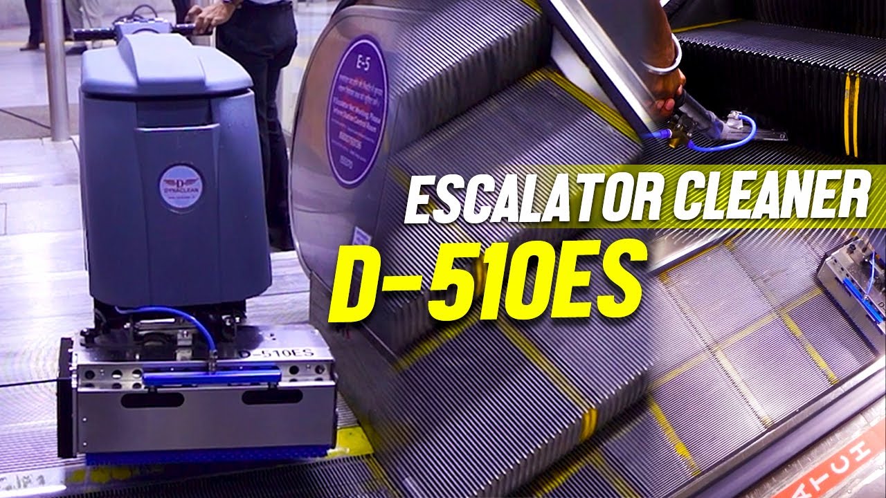 Dynaclean Escalator Cleaner – Smart, Fast & Powerful Cleaning in Action ...