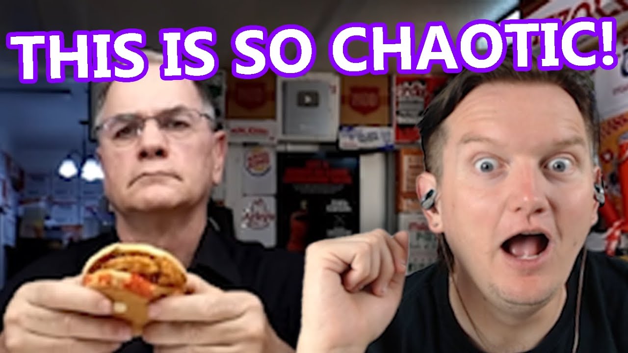 THIS FAST FOOD REVIEWER IS CHAOTIC IN THE BEST WAY 😂😜 - YouTube