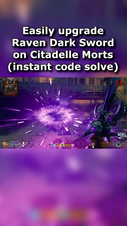 Solve Dark Raven Sword Code Instantly Citadelle Des Morts! How to get ...