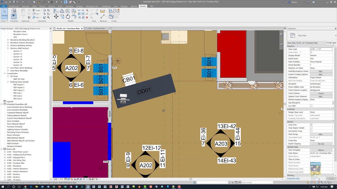 Revit 2021 - Rotate Tags with Components - YouTube