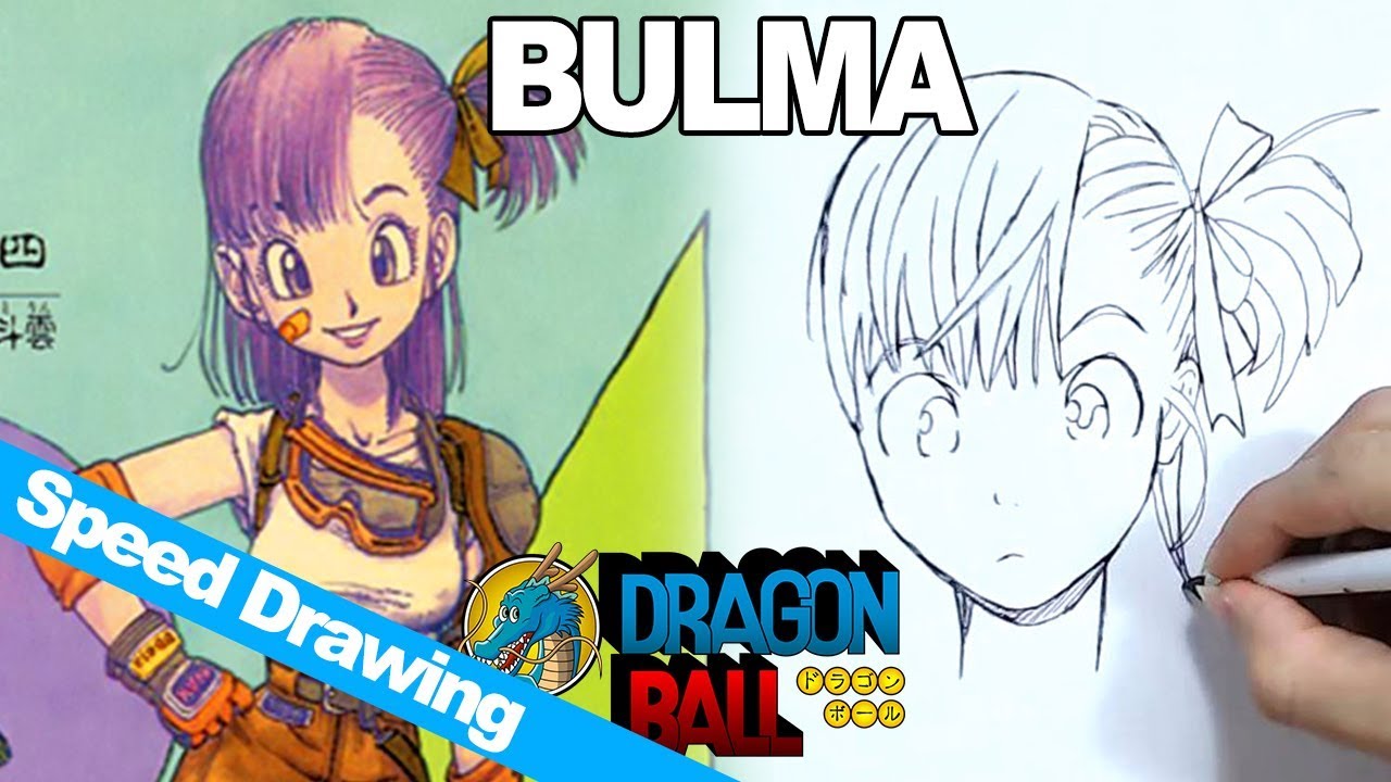 Dibujando│Bulma│Dragon Ball│Speed Drawing - YouTube