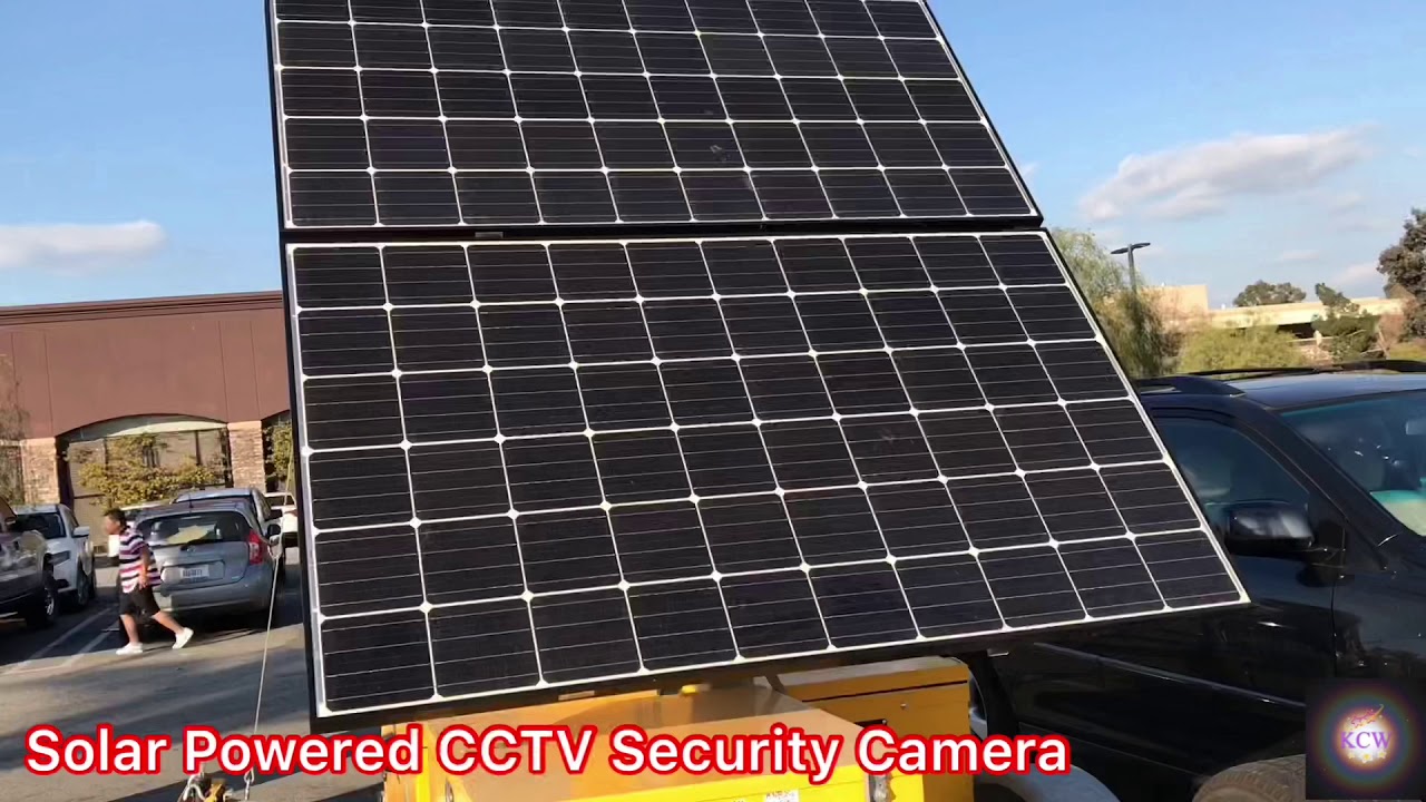 LOT COP Solar Powered CCTV Security Camera - YouTube
