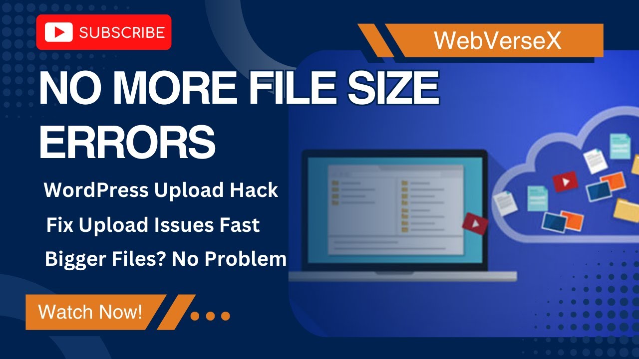 📁 WordPress Upload Limit Solution Unlock Bigger Files in Minutes - YouTube