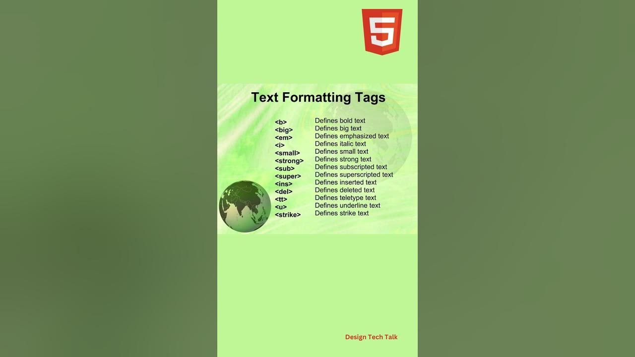 Html tutorial for beginners, learn html from Basic to Pro | HTML Tag | Formatting tag #shorts ...
