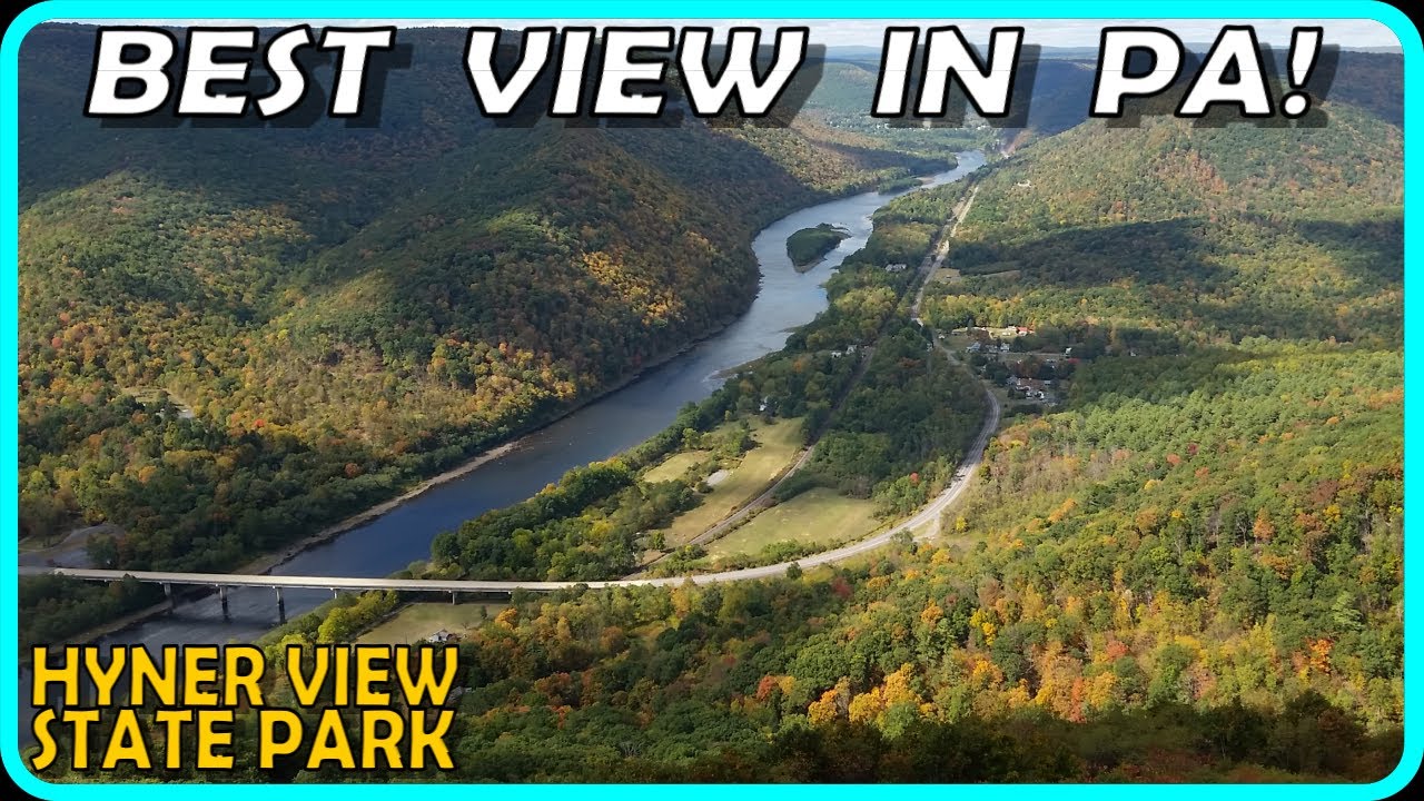 Best View in Pennsylvania: Hyner View Lookout Motovlog! - YouTube