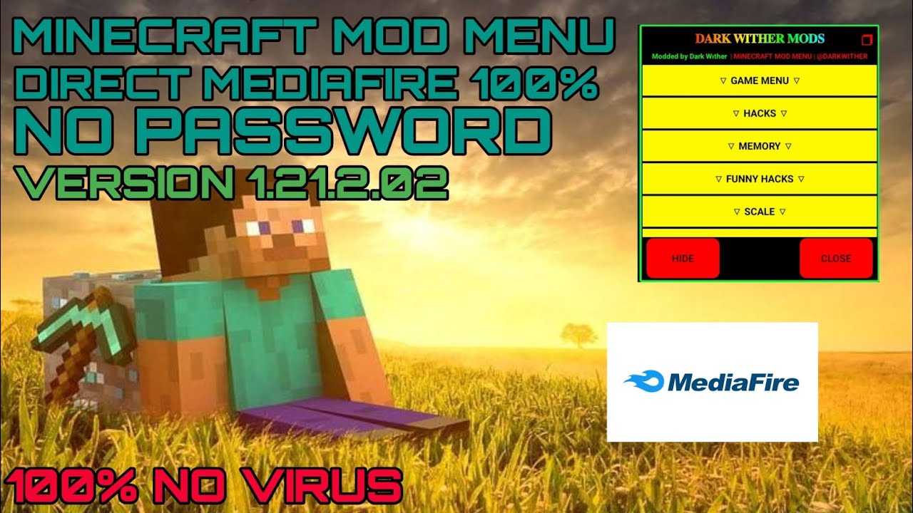 💥 MINECRAFT MOD MENU💥v1.21.2.02 | 🔥DOWNLOAD MEDIAFIRE🔥 - YouTube
