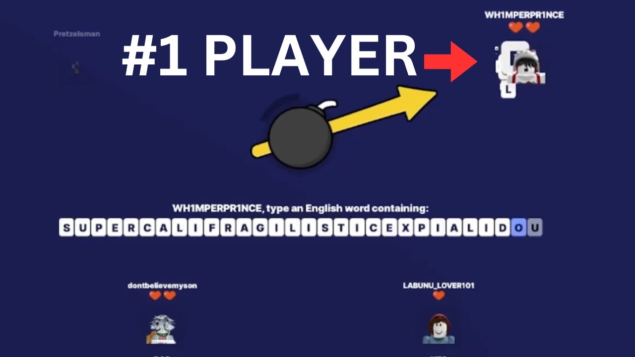 Word Bomb vs The Best Player - YouTube