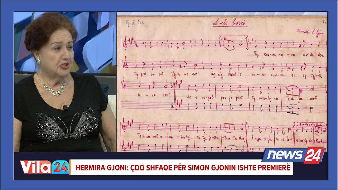 Simon Gjoni, kompozitori i përjetësuar në pentagram / VILA24 - YouTube