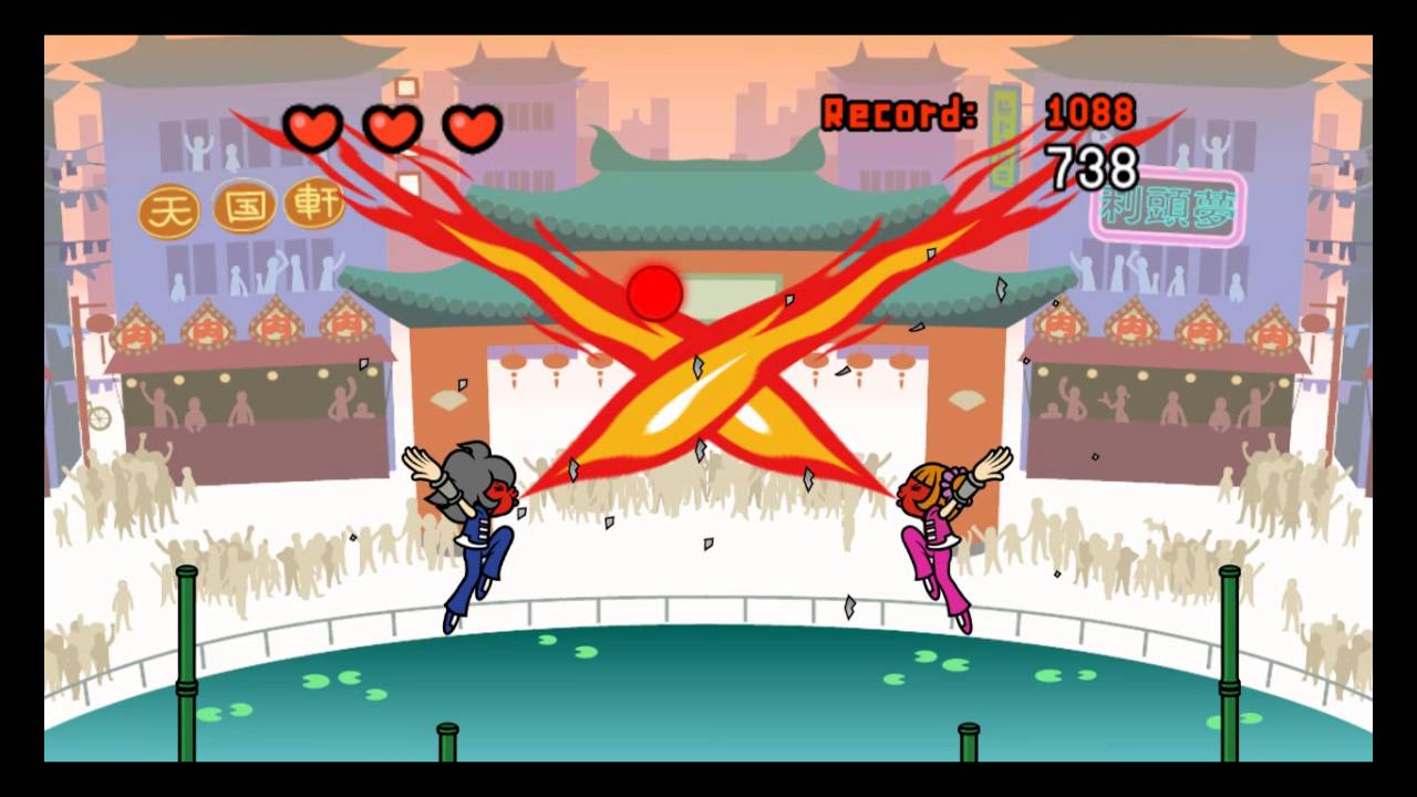 Rhythm Heaven Fever - Kung Fu Ball - YouTube