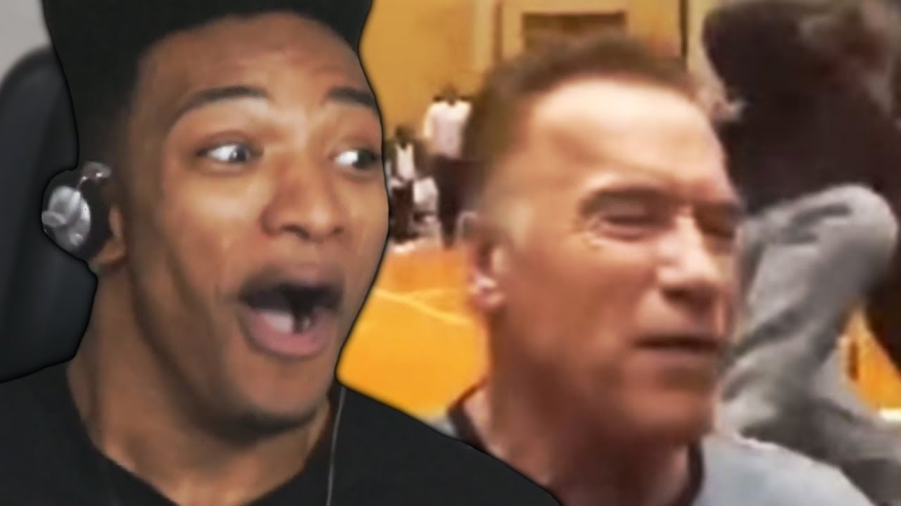 Etika Reacts to ARNOLD GETTING KICK IN THE BACK - YouTube
