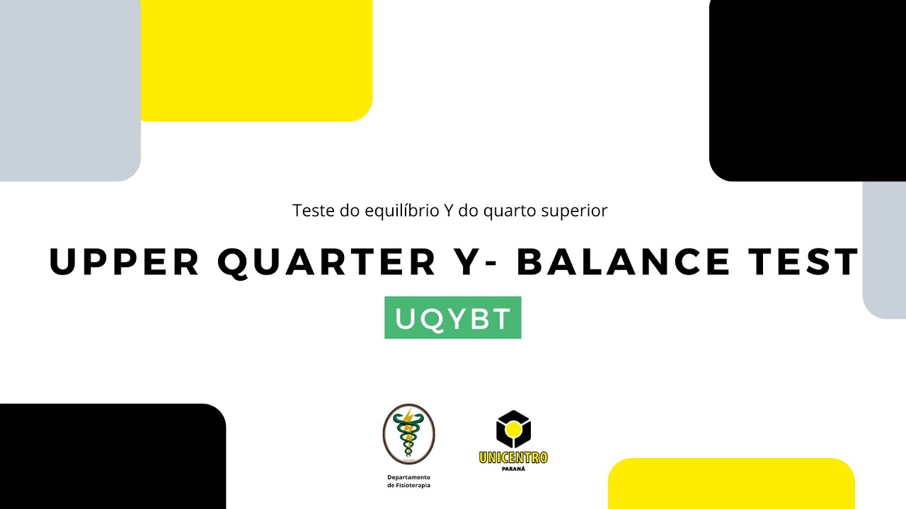 Teste Y para membros superiores - Upper Quarter Y-Balance Test - YouTube