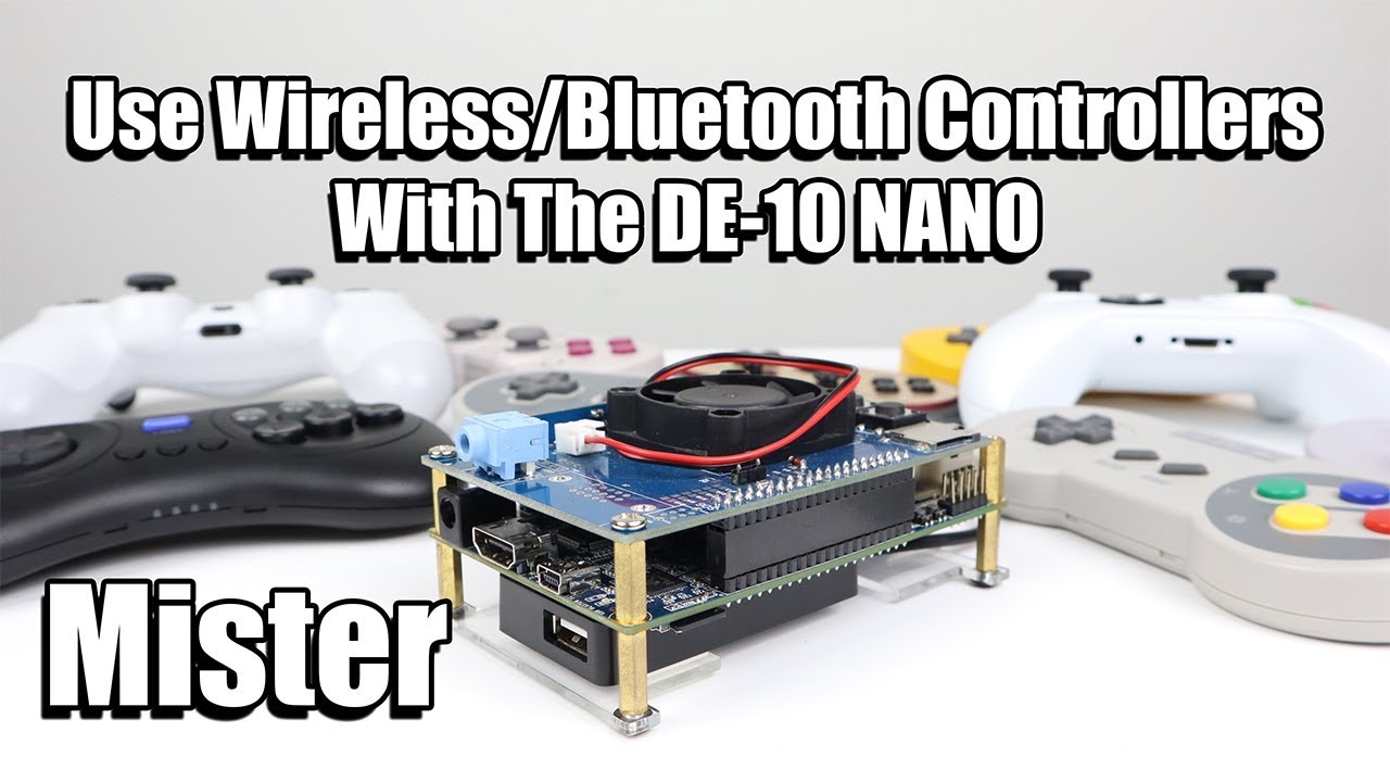 MisTer Use Wireless/Bluetooth Controllers With The DE-10 NANO - YouTube
