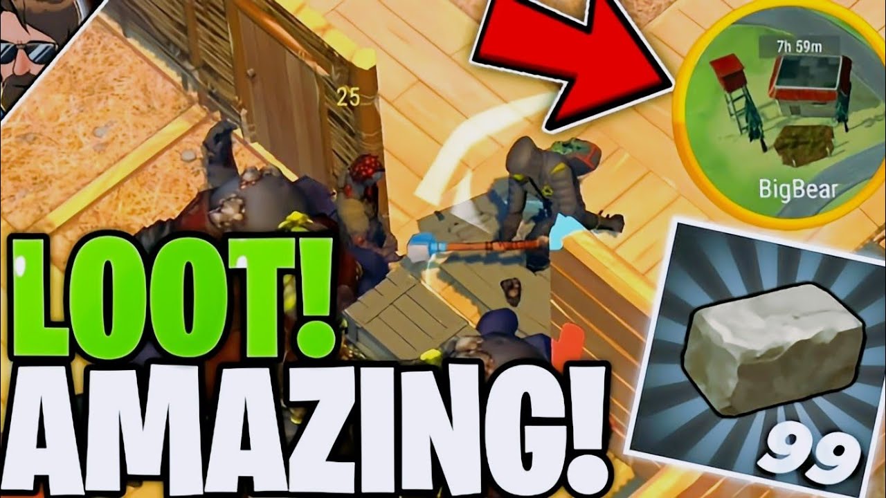 RAIDING BIGBEAR BASE! (FULL OF STONE..) IN LDOE | Last Day on Earth ...