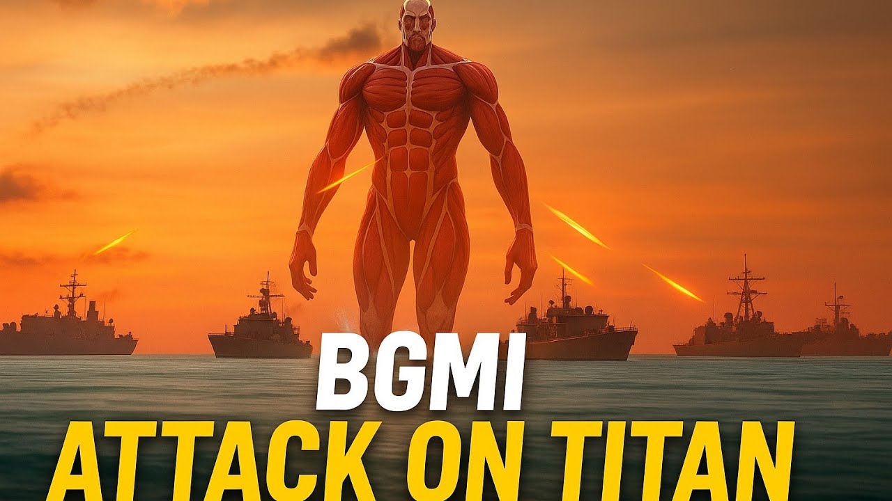 BGMI/PUBG x Attack on Titan: Humans vs Mega Titan Showdown - Epic ...