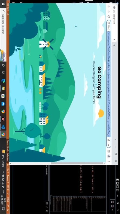 Parallex Background Svg Animation Using Html Css And Javascript Shorts Programming Javascript