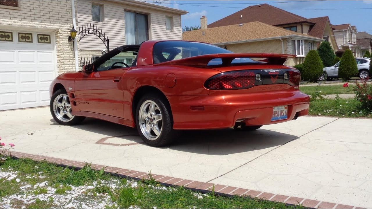 2001 Pontiac Trans Am NHRA Edition in Orange & WS6 Engine Sound on My ...