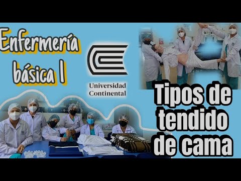 TENDIDO DE CAMA ( cerrada, abierta, ocupada y quirúrgica) - YouTube