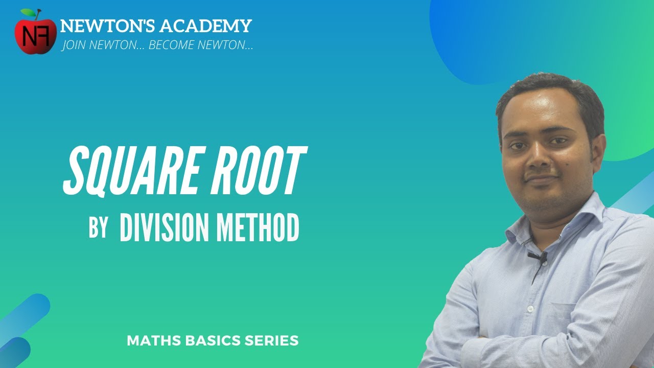 SQUARE ROOT BY DIVISION METHOD basics Maths Series YouTube square-root-by-division-method-basics-maths-series-youtube